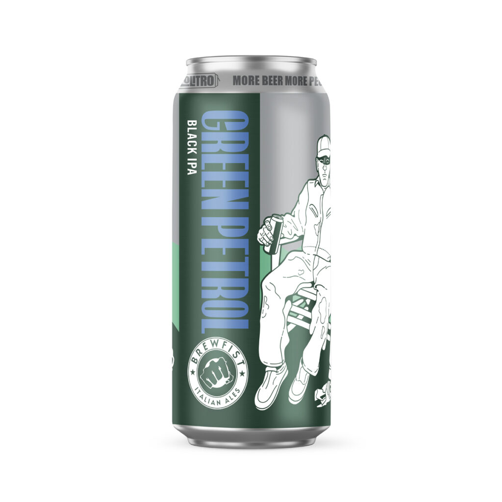 BREWFIST Green Petrol BLACK IPA 50 CL lattina - Superfood